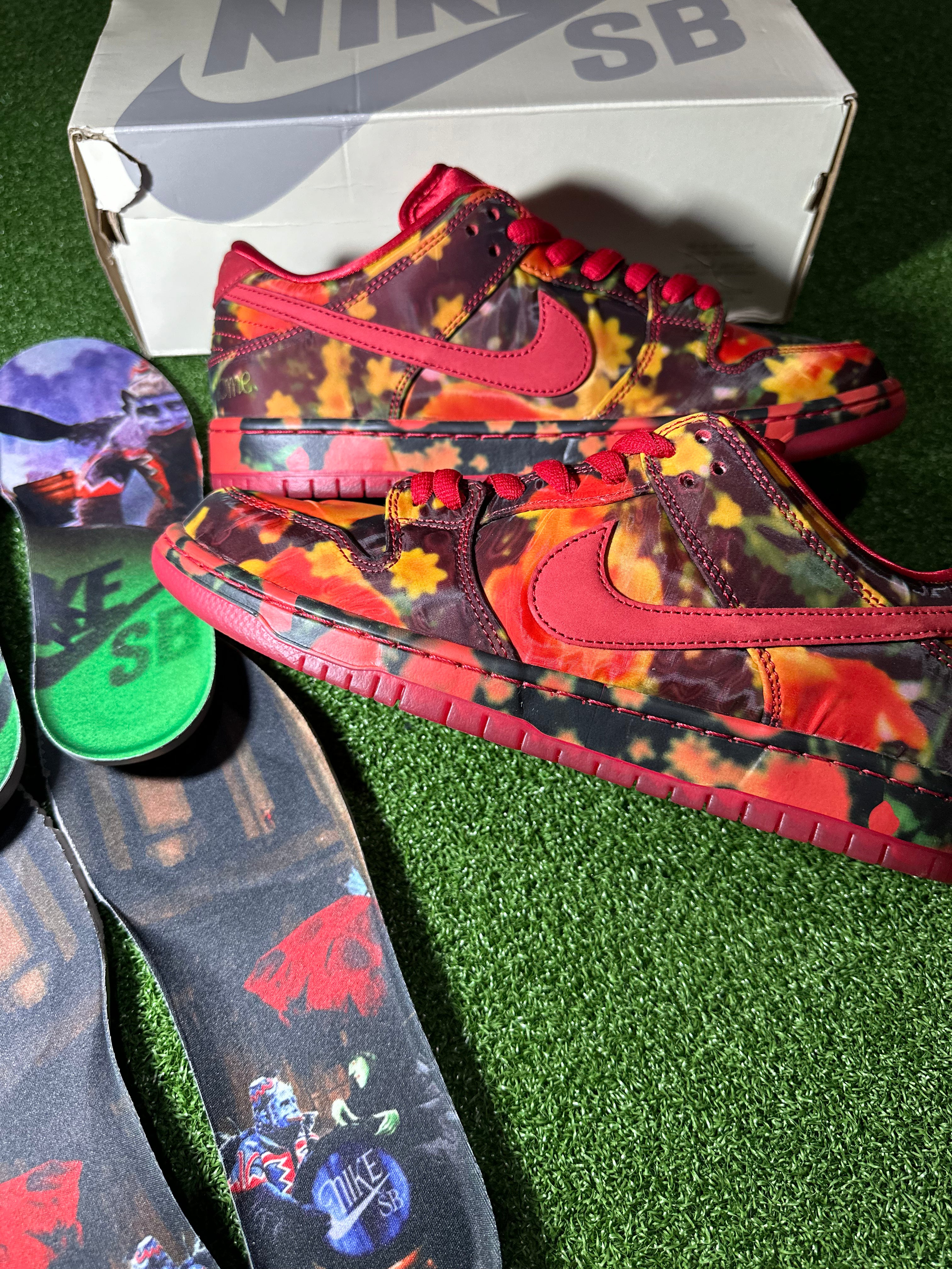 Nike SB Dunk Low The Wizard of Oz Poppy Field – Cacasfire